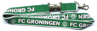 China China lanyard factory for high graded metal detachable buckle polyester neck lanyards, supplier