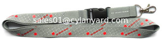 China Personalized screen printed polyester neck straps,safety breakaway polyester neck lanyards supplier