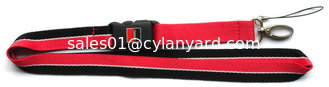 China Imprint polyester neck lanyards with detachable side release buckles, safety neck straps, supplier