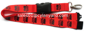China China lanyard manufacturer for custom print polyester neck lanyard with detachable buckle supplier