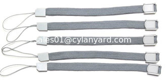 China China OEM lanyard factory tubular polyester short wrist lanyards for mobile phone hanging, supplier