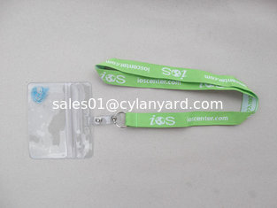 China China lanyard supplier for cheap polyester woven neck lanyards, embroidered logo lanyards supplier