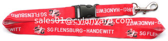 China Designer polyester woven neck lanyards, jacquard logo, 2.0*90cm,15g, woven neck straps supplier