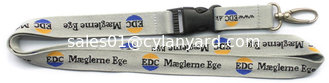China Designer jacquard weave logo polyester woven neck lanyards, corporate logo woven straps, supplier