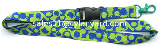 China Stylish polyester woven neck lanyard strap with jacquard weave logo, China factory direct, supplier
