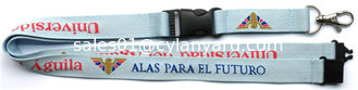 China China lanyard manufacturer for Promotional woven neck lanyard with jacquard weave logo supplier