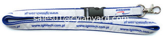 China China OEM factory for cheap price polyester neck strap lanyard with double layer stitched supplier