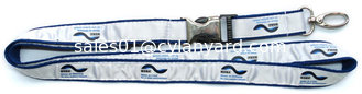 China Polyester satin overlay neck straps with detachable side release buckle, sublimation print supplier