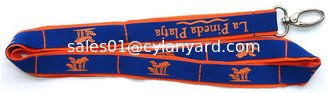 China 1" polyester and woven ribbon double layered neck straps, soft touch & comfortable to wear supplier