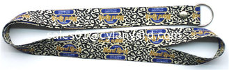 China Promotional corporate logo gift heat transfer neck lanyards with key holder, inexpensive supplier