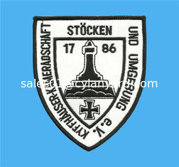 China Great value twill embroidered emblem,cotton fabric embroidery products,cheap yet exquisite supplier