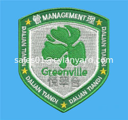 China China embroidery manufacturer for embroidered arm badges, embroidered shoulder emblems, supplier