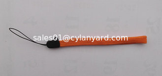 China Polyester tubular short wrist lanyard for mobile holder, polyester hand wrist loop straps, supplier