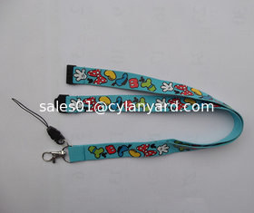 China 1mm thick heavy duty polyester lanyards, great value heavy duty polyester neck lanyards supplier