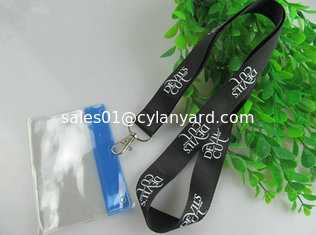 China Printed polyester ID card badge lanyards, inexpensive neck lanyards for promotional events supplier