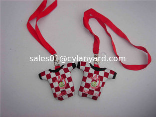 China T-shirt design neoprene mobile phone pouch holder lanyards, neoprene cellphone bag straps, supplier