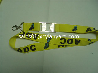 China Functional polyester lanyard with metal bottle opener, metal bottle opener neck lanyards, supplier