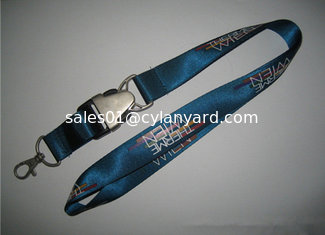 China Premium quality safety polyester lanyard with metal quick release buckle, China supplier, supplier
