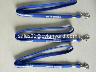 China Cheap elastic tubular neck lanyards wholesale, tube elastic fabric badge lanyards in bulk, supplier