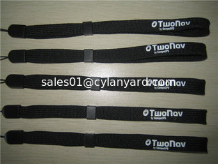 China Tube polyester wrist lanyard for smart phones, tubular polyester smart phone wrist straps supplier