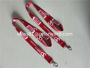 China China lanyard factory for custom heat transfer full color badge lanyards, economic lanyard supplier