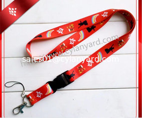 China China lanyard supplier for wholesale Christmas Snowman design printing lanyards in bulk, supplier