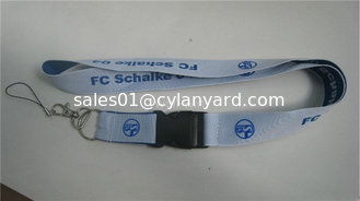 China Exquisite woven lanyards, single sided jacquard logo text woven lanyards, MOQ 300pcs supplier