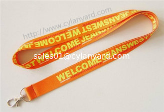 China Colorful design print neck lanyards, flat polyester full color strap lanyards, supplier