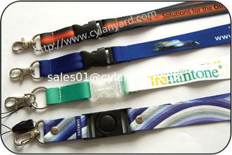 China Custom full color mobile phone holder lanyards, heat transfer full color print process, supplier