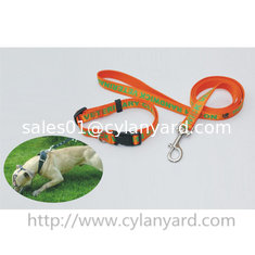 China Where to buy dog collars and leashes? China factory imprinted outdoor dog collar and lead, supplier