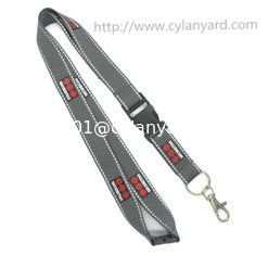 China Silkscreen printing brand logo polyester neck lanyards for branding promotional giveaways supplier