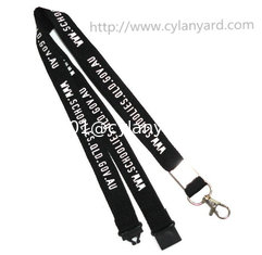 China China lanyard manufacturer for cheap simple custom badge lanyards, logo id card lanyards, supplier