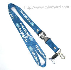 China Rivet heavy duty nylon neck lanyards with metal buckle, rivet printed logo nylon lanyards supplier