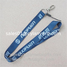 China Full color printed promotional lanyards, full color neck strap with olive metal clasp hook supplier