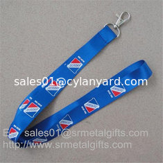 China Tailored full color imprint promotional neck straps, tailor made promotional neck ribbon, supplier