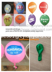China Imprint 100% natural latex balloon for business anniversary, printed Latex balloons, supplier