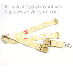 China Screen print promotional lanyards with ABS swivel detachable buckle release, supplier