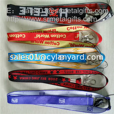 China 1 inch woven jacquard id badge ribbons wholesale, custom polyester woven lanyards, supplier