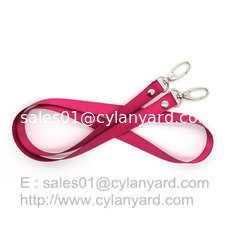 China Double ended clip badge lanyard with rivet, rivet lanyard with two end hook, supplier