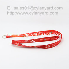 China Digital print key lanyard with split ring, key holder neckstraps, supplier