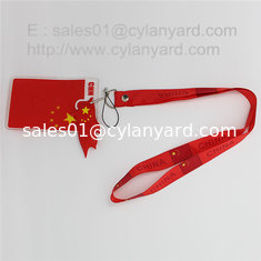 China Custom made lanyard and ID tag with dye sublimation print, supplier