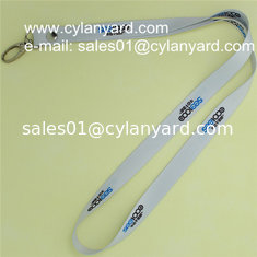 China Customized sublimated lanyard with heavy duty metal snap hook supplier