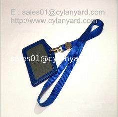 China Luxury nylon lanyard with metal coin decoration, metal coin lanyards supplier
