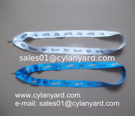China V shape sublimation ribbon for medal, V sublimated lanyard to medals supplier