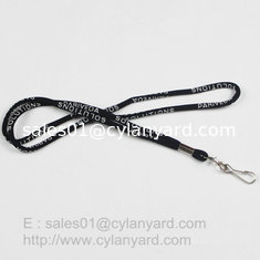 China Round cord rope key holder lanyard, comfortable fabric round cord neck straps, supplier