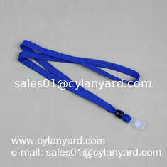 China Cheap tubular polyester lanyard with card tag, polyester tube lanyard with card strap, supplier
