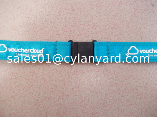 polyester and satin ribbon stitched lanyard, 2.0*90cm,17g,MOQ 300pcs,China lanyard factory supplier