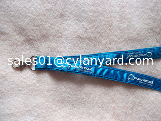 polyester and satin ribbon stitched lanyard, 2.0*90cm,17g,MOQ 300pcs,China lanyard factory supplier