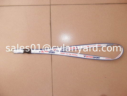 Sports medal holder lanyards,polyester double layered stitches neck lanyards,China factory supplier