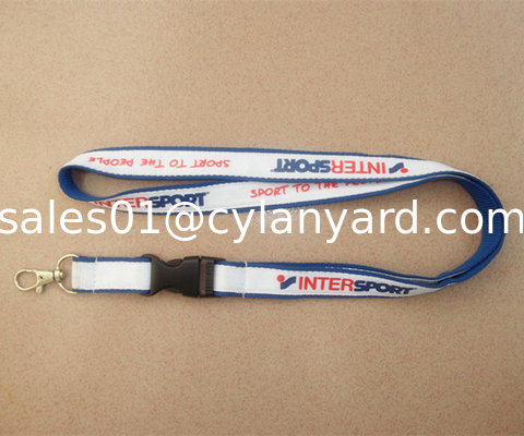 Sports medal holder lanyards,polyester double layered stitches neck lanyards,China factory supplier